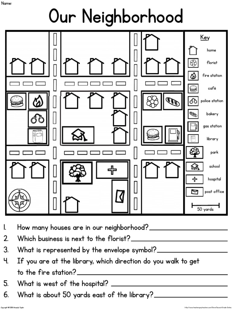 Map Worksheet 2 | PDF