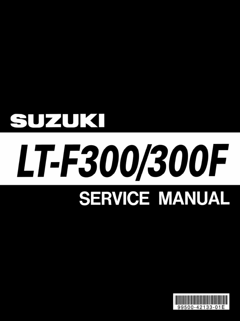 Suzuki King Quad 300 Lt-f300 Ltf300 Lt-f300f 99-04 Service Repair ...