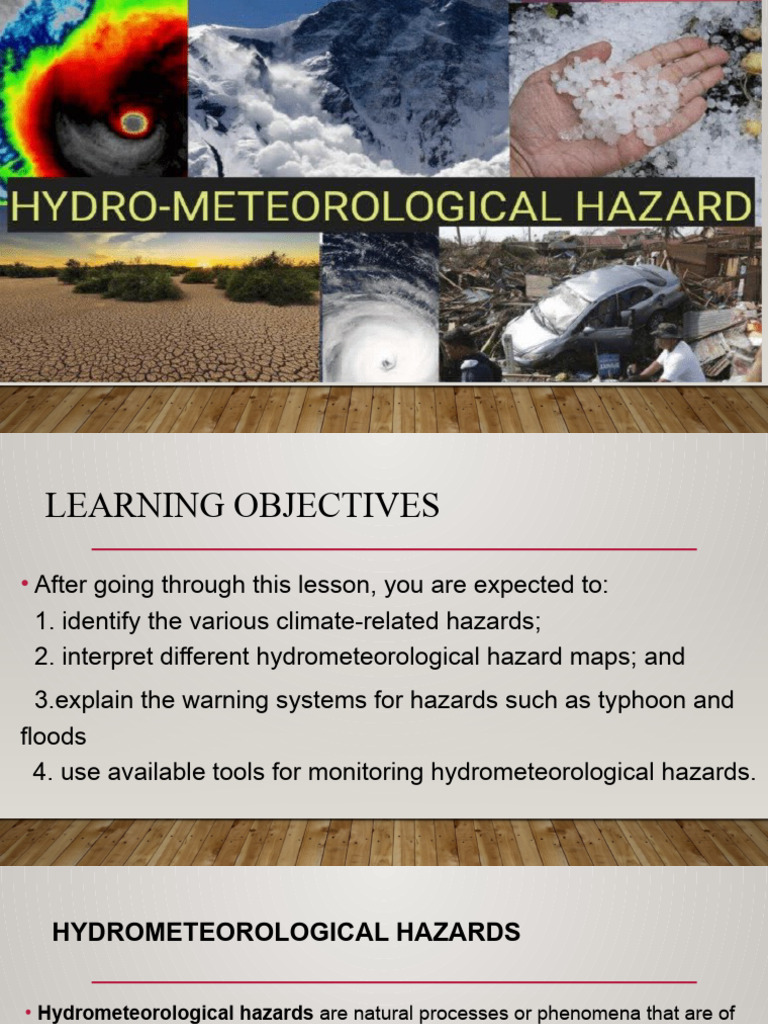 Hydrometeorological Hazards Pdf Thunderstorm Tropical Cyclones