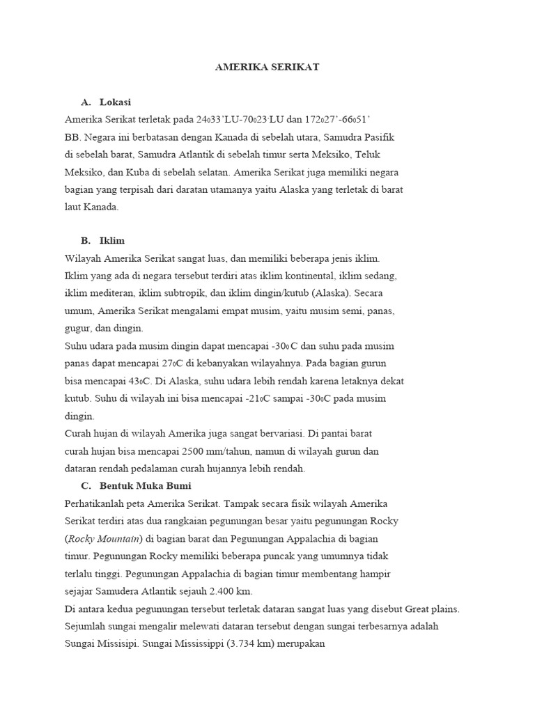 Amerika Serikat | PDF