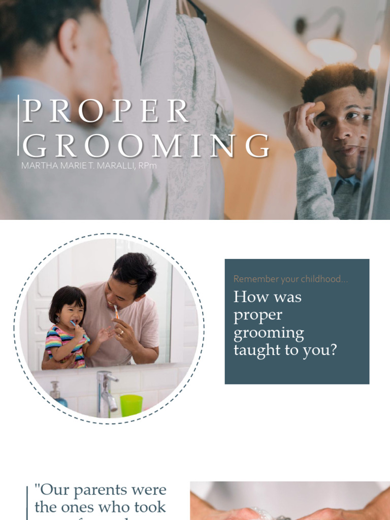 Proper Grooming | PDF | Hairstyle | Toothbrush