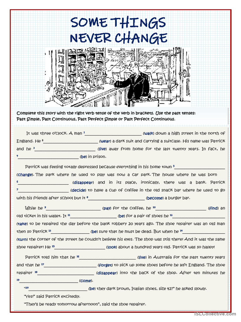 Some Things Never Change - Past Tenses Review | PDF