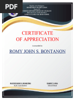 Certificate For SSG Officers | PDF