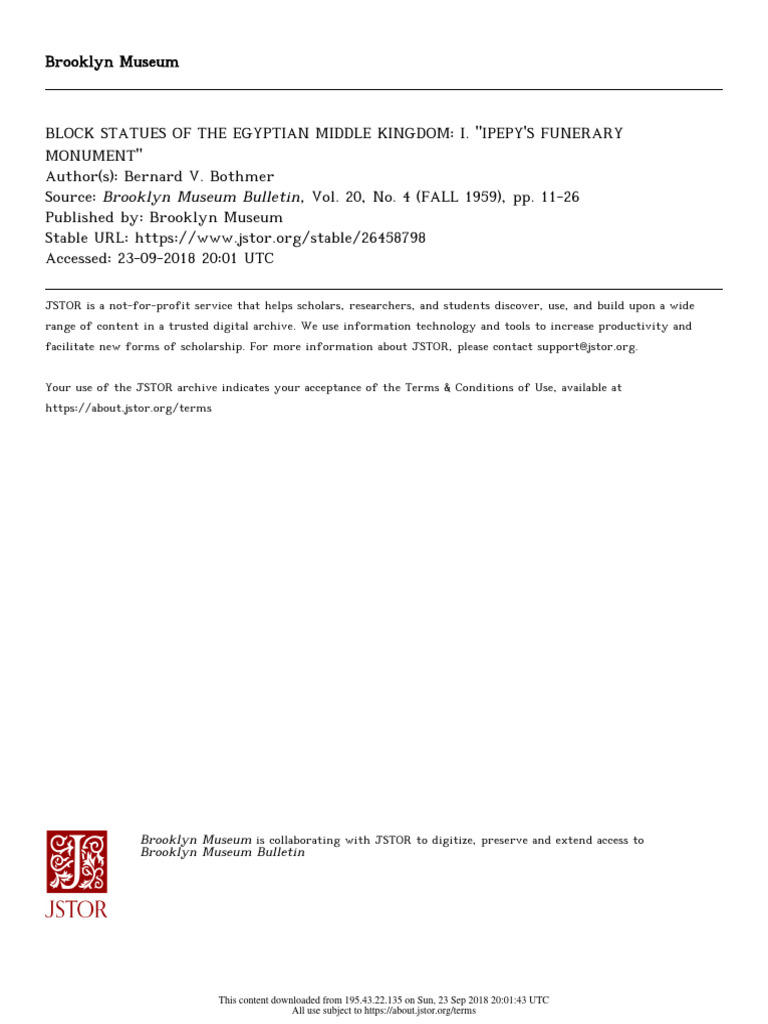 Brooklyn Museum Brooklyn Museum Bulletin: This Content Downloaded From ...