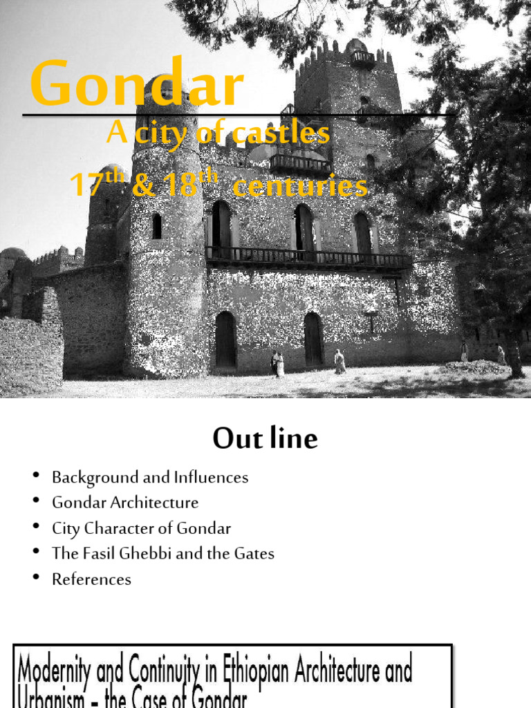 Gondar's Architectural Heritage | PDF | Palace | Castle