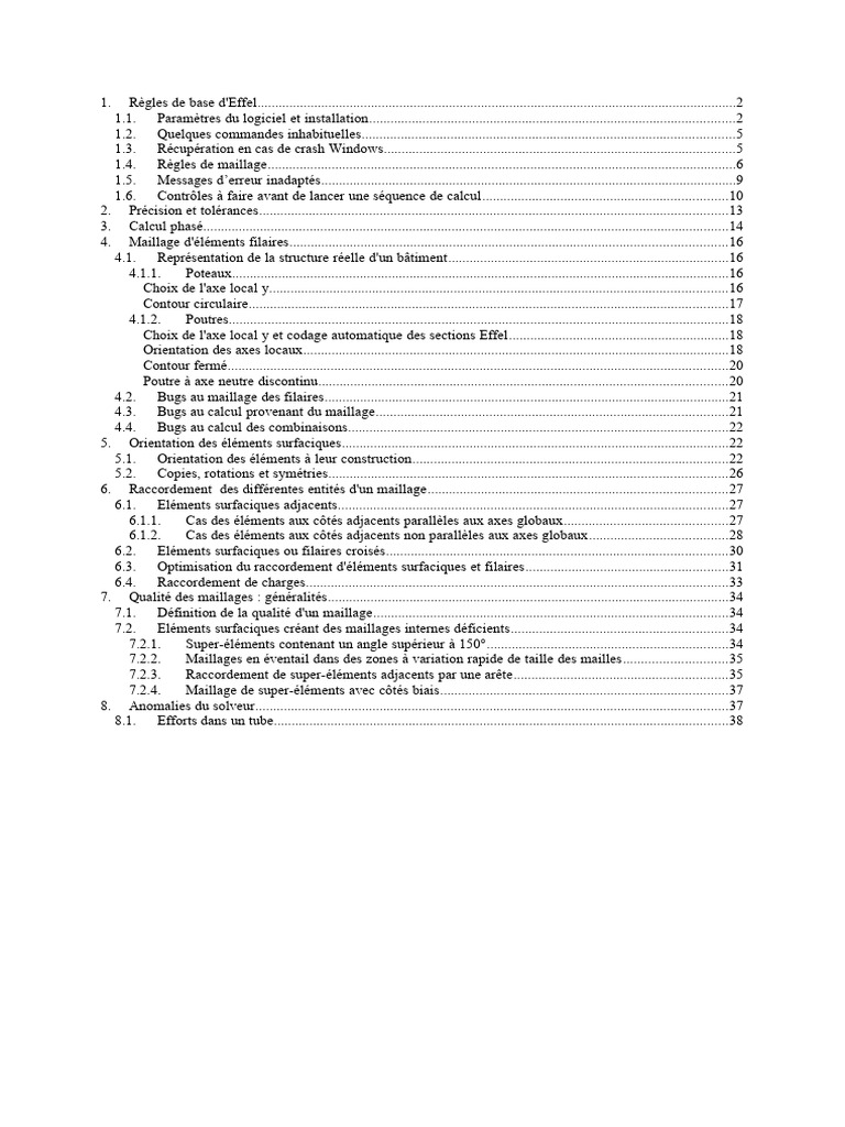 Optimisation du maillage avec Effel | PDF | Ordinateurs