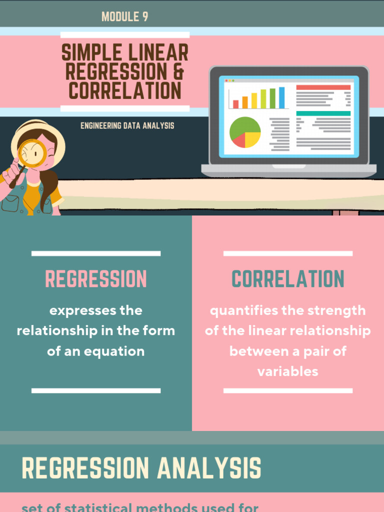 Module 9 - Simple Linear Regression & Correlation | PDF | Regression Analysis | Dependent And ...
