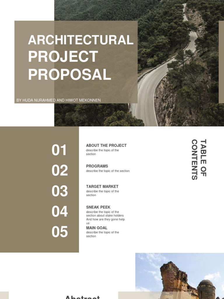 Architectural: Project Proposal | PDF | Photograph | Camera