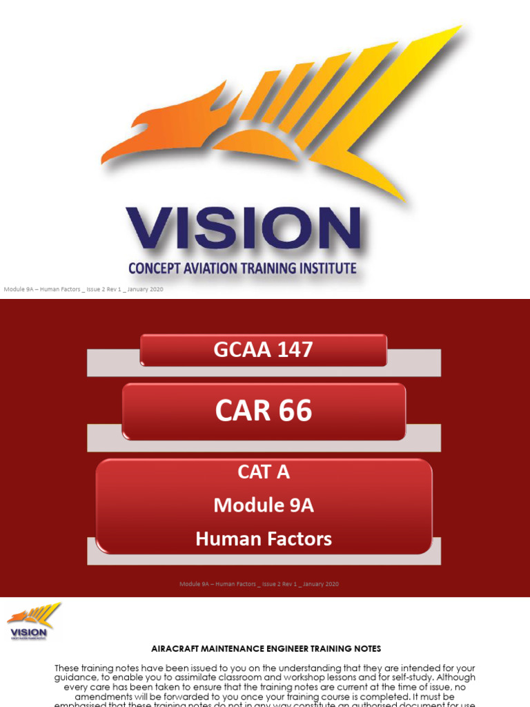Module 9A - Human Factors - Updated | PDF | Hearing Loss | Eye