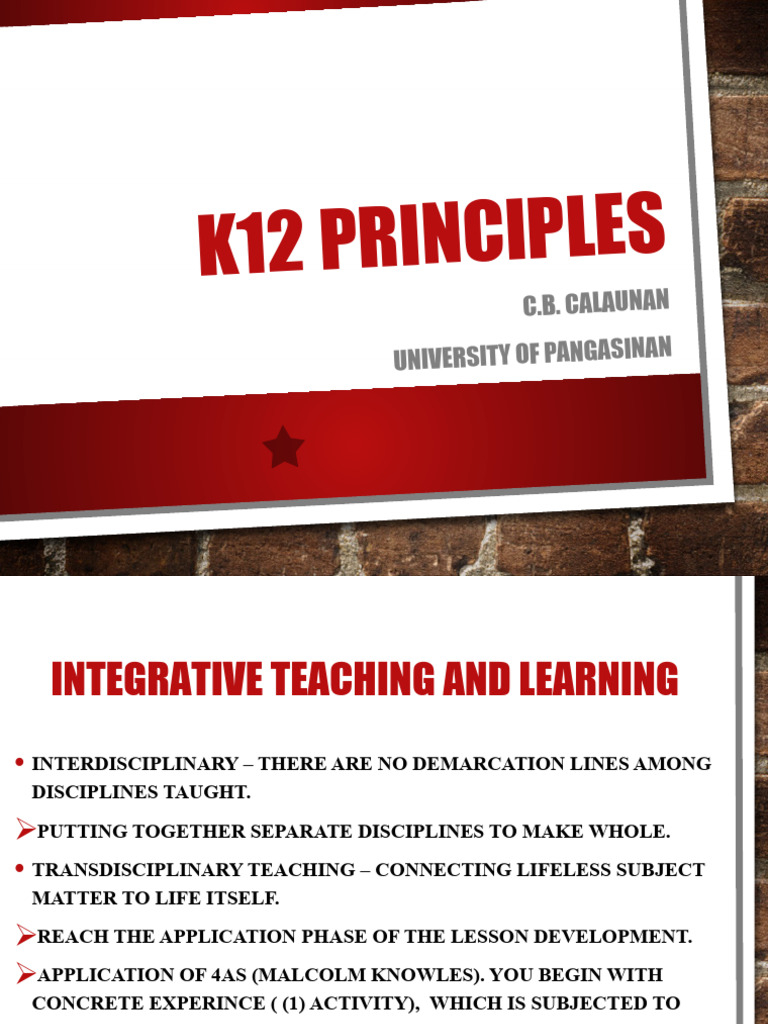 K12 Principles | Download Free PDF | Inquiry Based Learning | Learning