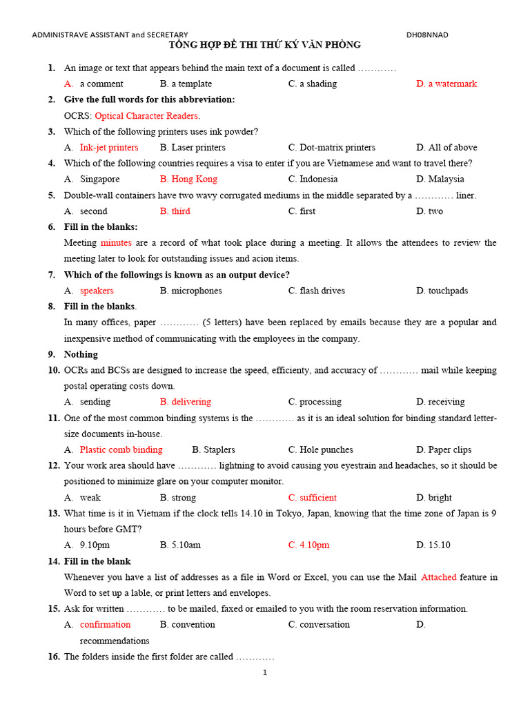 TỔNG HỢP ĐỀ THI TKVP | PDF | Printer (Computing) | Ellipsis