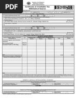 BIR Form 2307 Updated AUG 2023 | PDF | Payments | Taxes