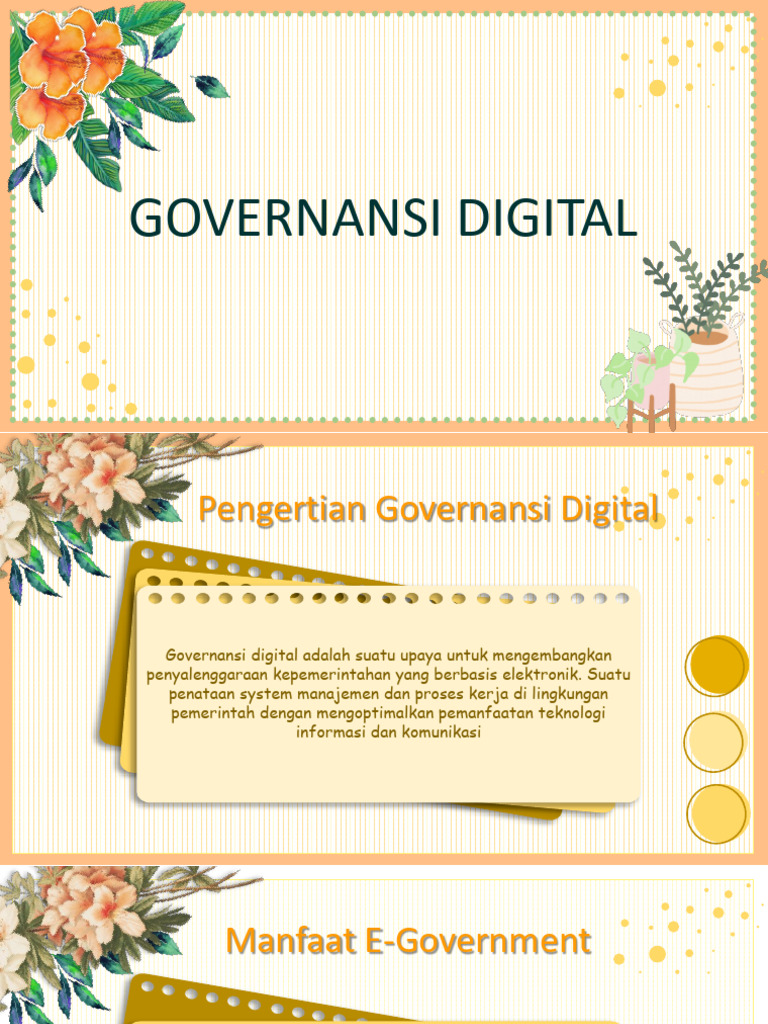 Manfaat dan Tantangan Governansi Digital | PDF