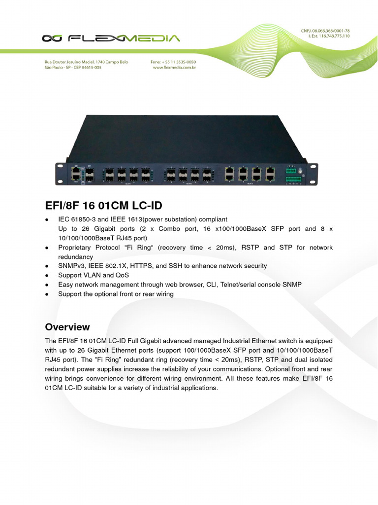 EFI - 8F 16 01CM LC ID V2 Brief FLEX | PDF | Institute Of Electrical ...