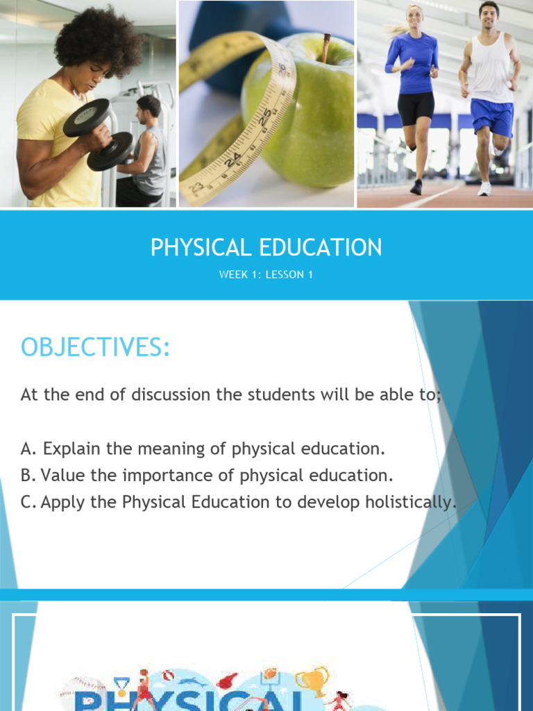 P.E 1 L1 1 | PDF | Physical Fitness | Self Esteem
