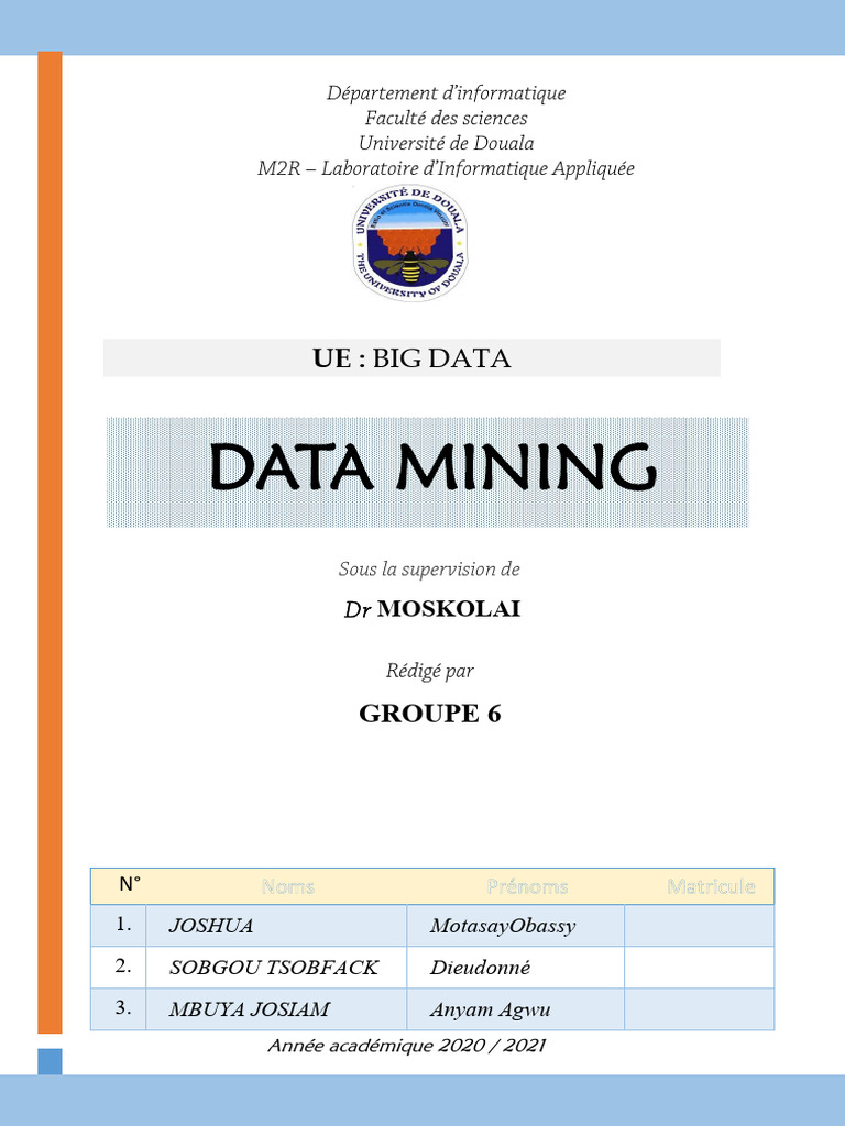 Data Mining Group 6 Download Free Pdf Data World Wide Web