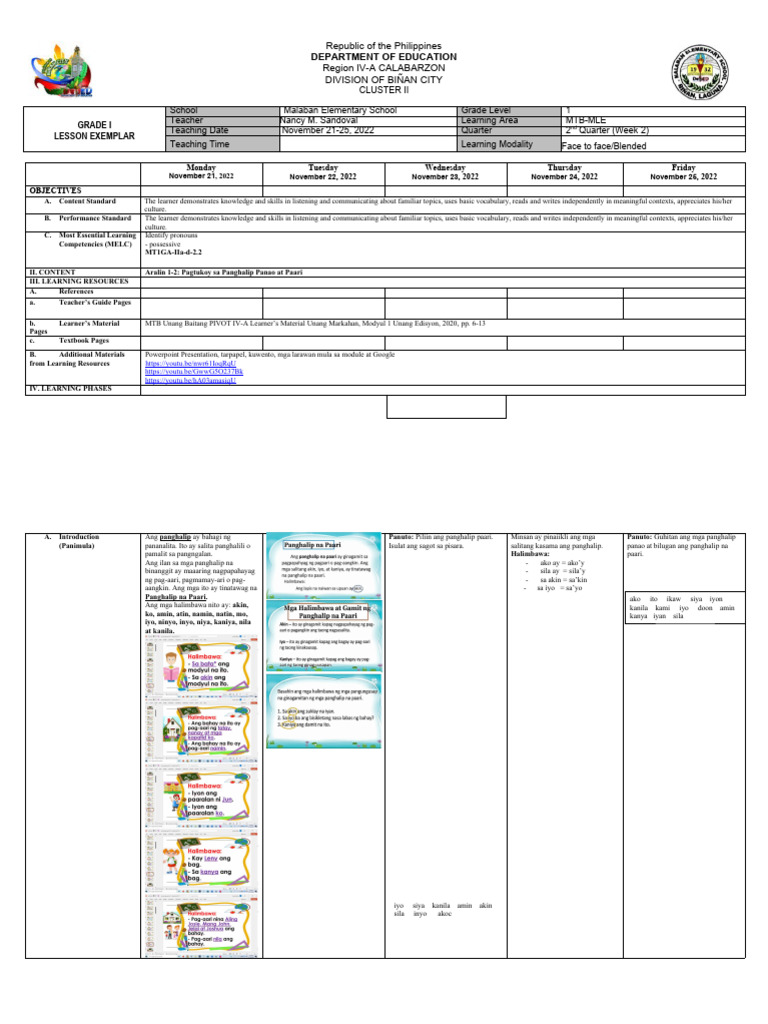 Week 2 DLL in MTB | PDF