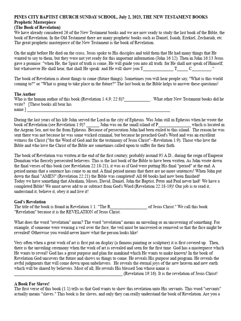 SS The New Testament 26 Prophetic Masterpiece | Download Free PDF ... SS The New Testament 26 Prophetic Masterpiece | Download Free PDF ...