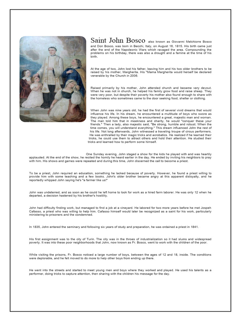 John Bosco 2 | PDF