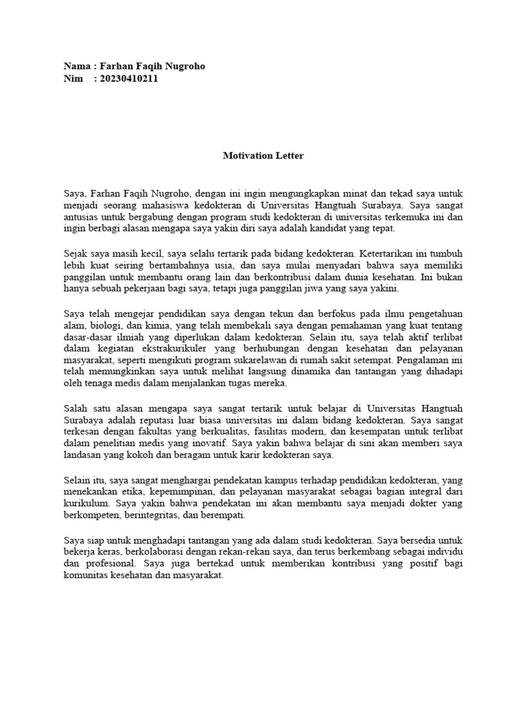 Motlet Farhan Faqih Nugroho 211 | PDF