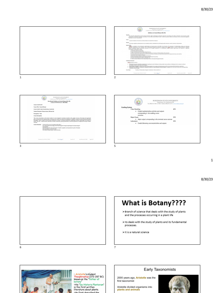 Introduction To Botany Biomolecules and Central Dogma | PDF ...