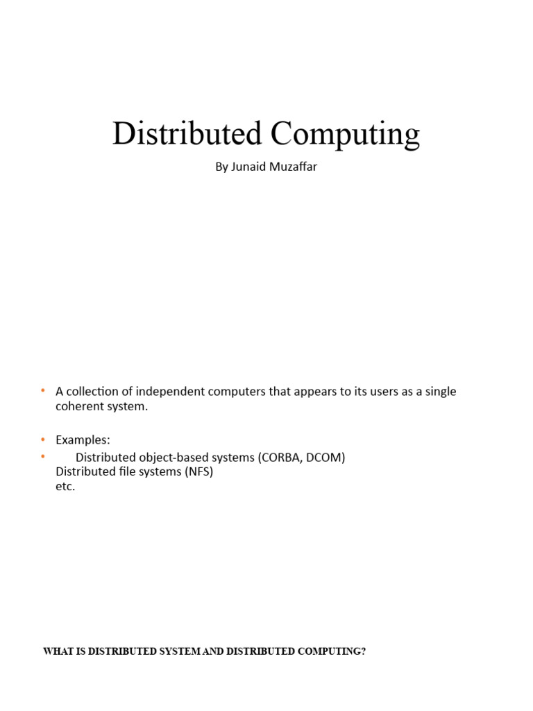 Distributed Systems | Download Free PDF | Distributed Computing ... Distributed Systems | Download Free PDF | Distributed Computing ...