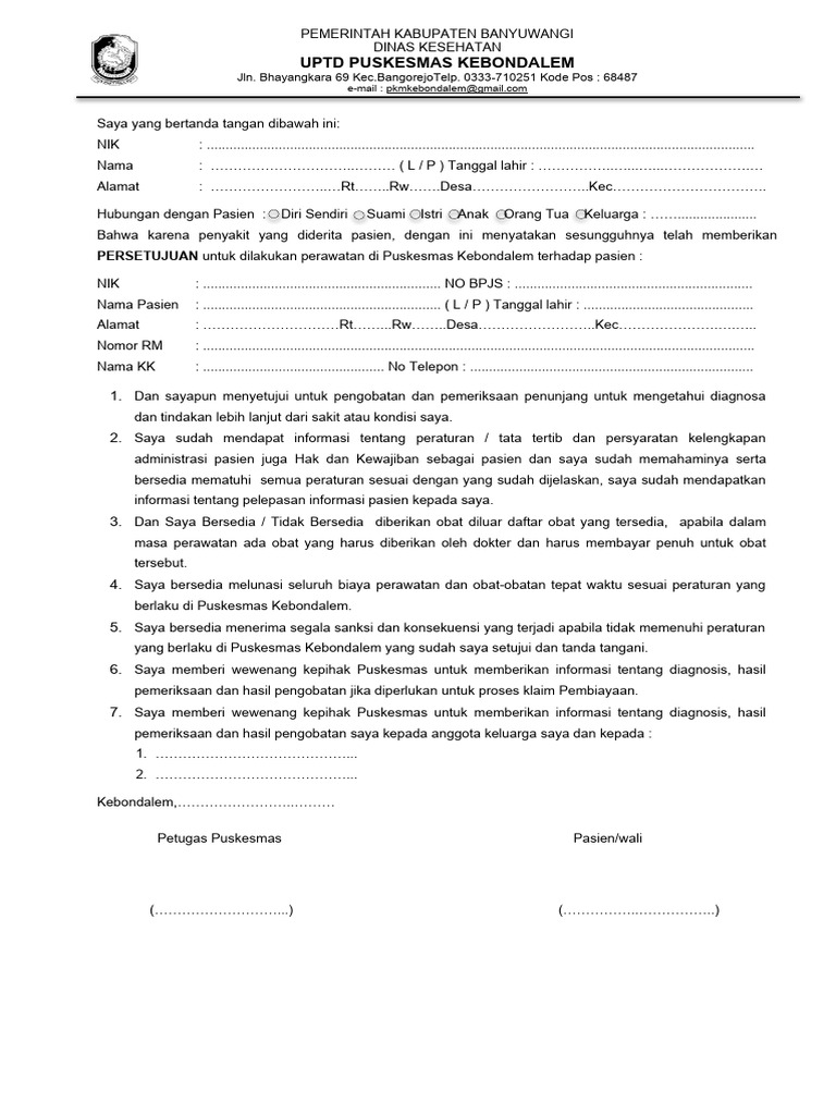 Rekam Medik General Consent | PDF