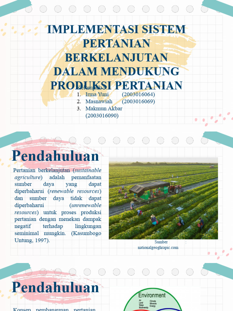 Kelompok 5 Sistem Pertanian Berkelanjutan | PDF