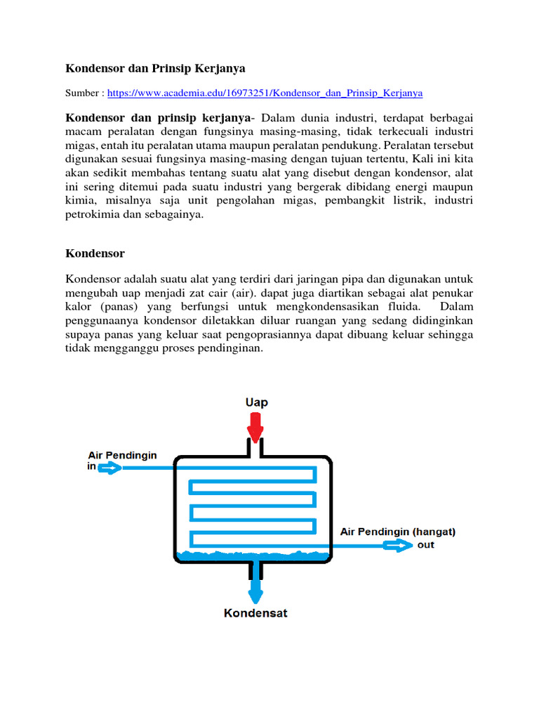Kondensor Dan Prinsip Kerjanya | PDF