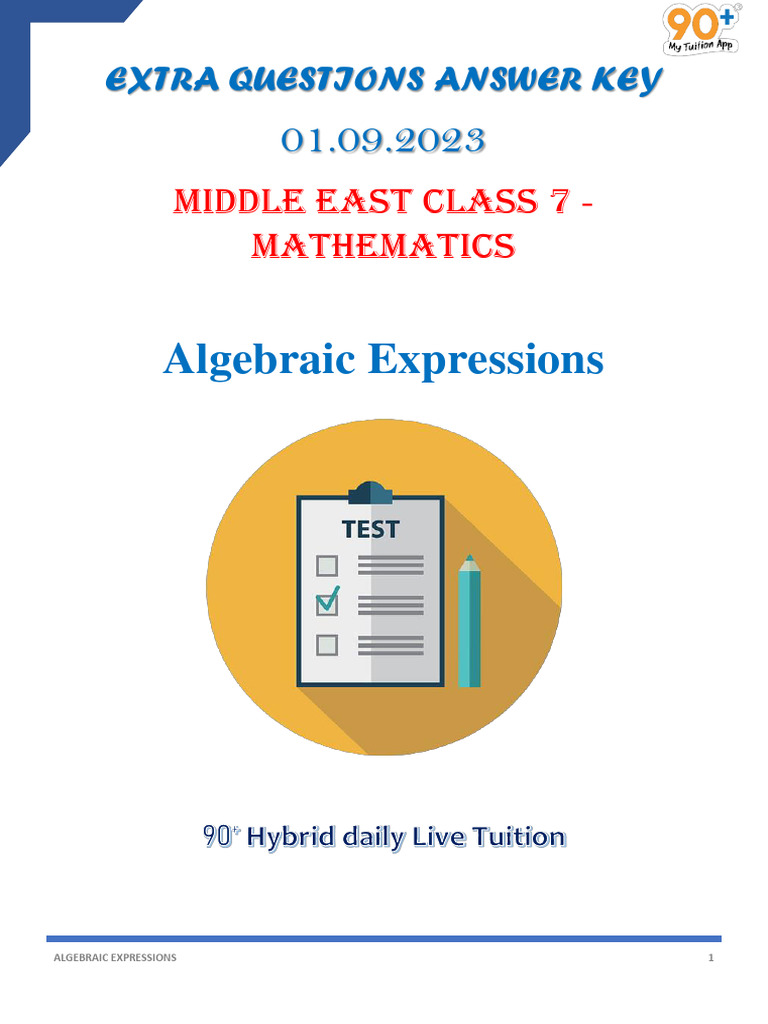 7 UAE Mathematics 01-09-23 EXTRA QUESTIONS AND ANSWER KEY | PDF ... 7 UAE Mathematics 01-09-23 EXTRA QUESTIONS AND ANSWER KEY | PDF ...