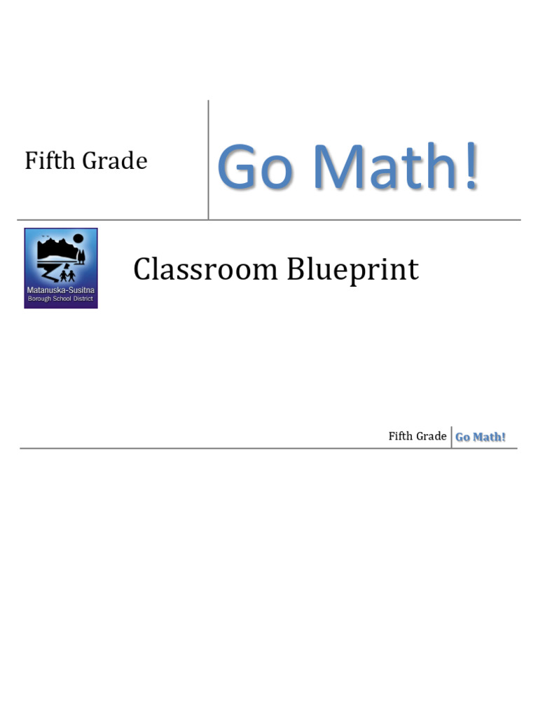 Fifth Grade Go Math Curriculum Guide | PDF | Multiplication | Mathematics