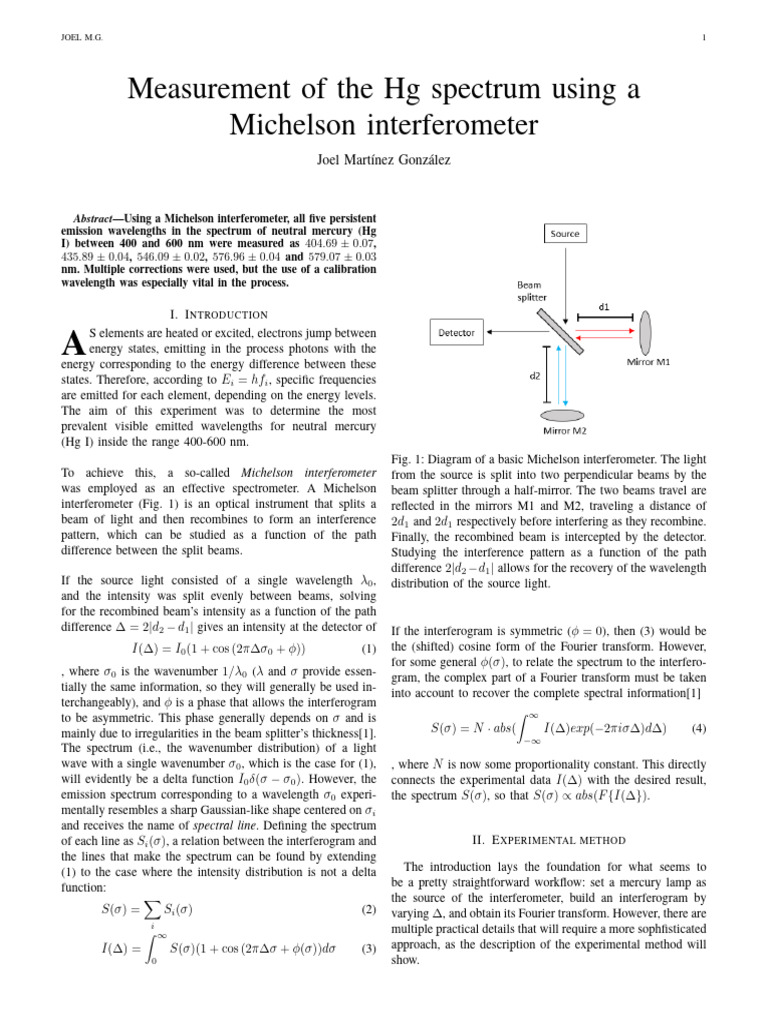 Interferometry | Download Free PDF | Interferometry | Wavelength