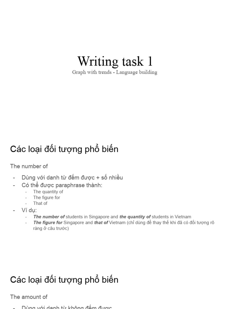 4.5-5.5 Writing Task 1 - Graph With Trends - Language Building | PDF