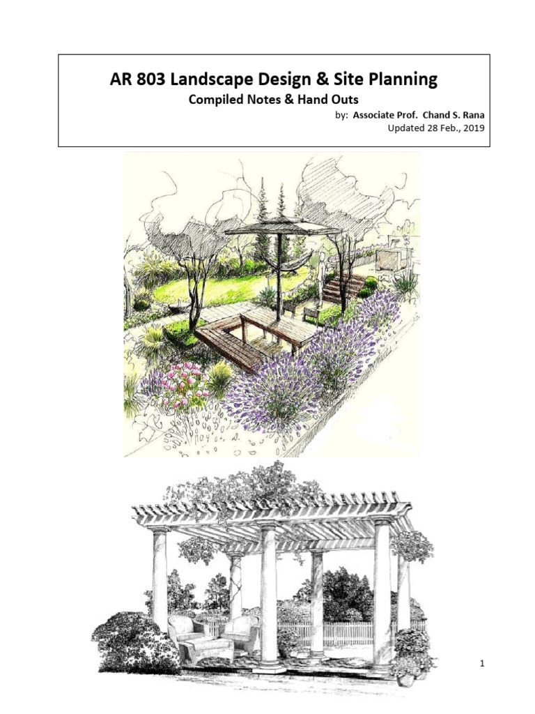 Landscape Design & Site Planning Overview | PDF | Soil | Rock (Geology)