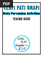 Music Body Percussion | PDF | Rhythm | Music Theory