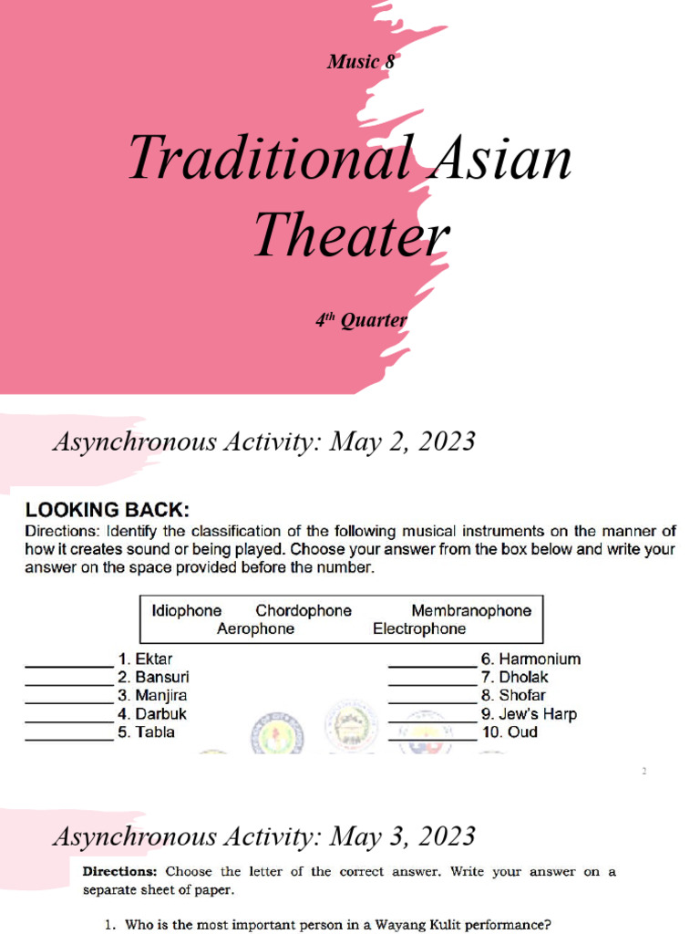 Traditional Asian Theater Music | PDF