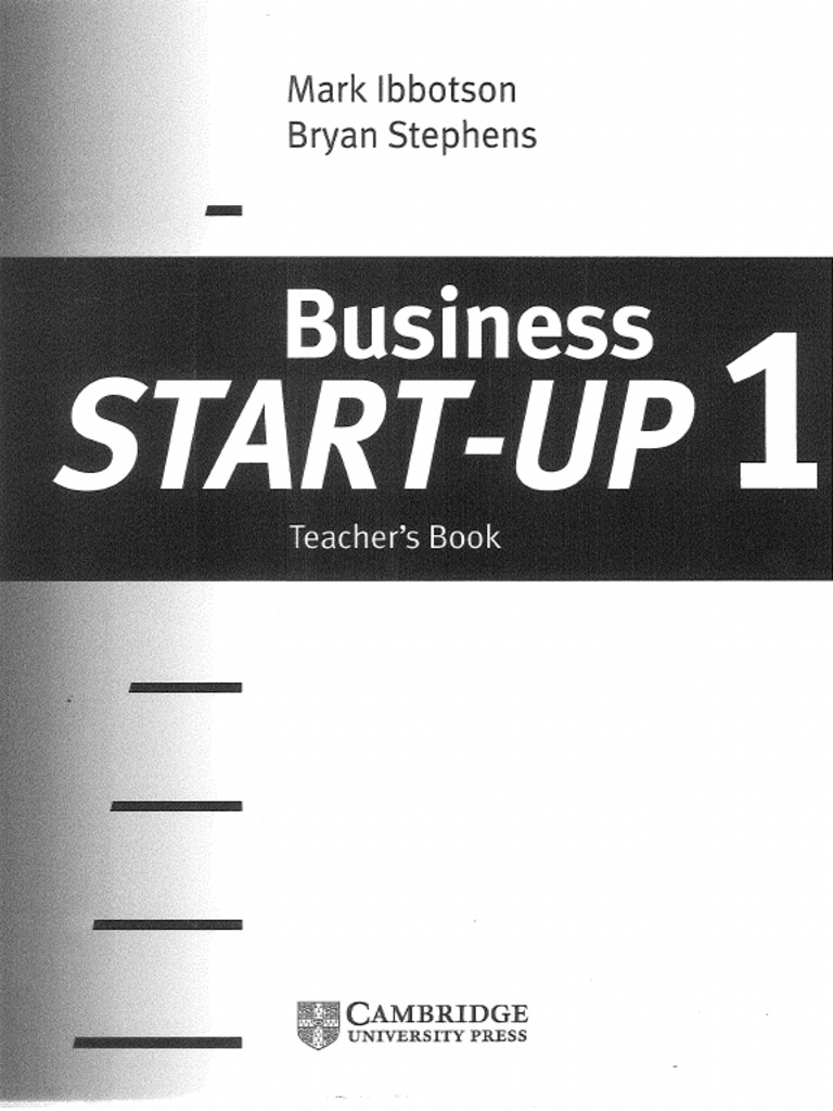 Business Startup 1 Teacher S Book A1 Pdf