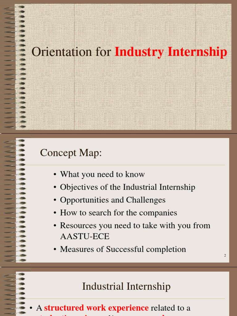 Internship Orientation Aastu | PDF | Internship | Job Hunting