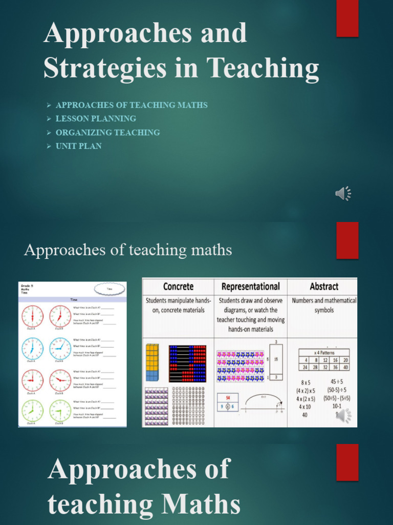 Approaches and Strategies in Teaching | PDF | Learning | Lesson Plan