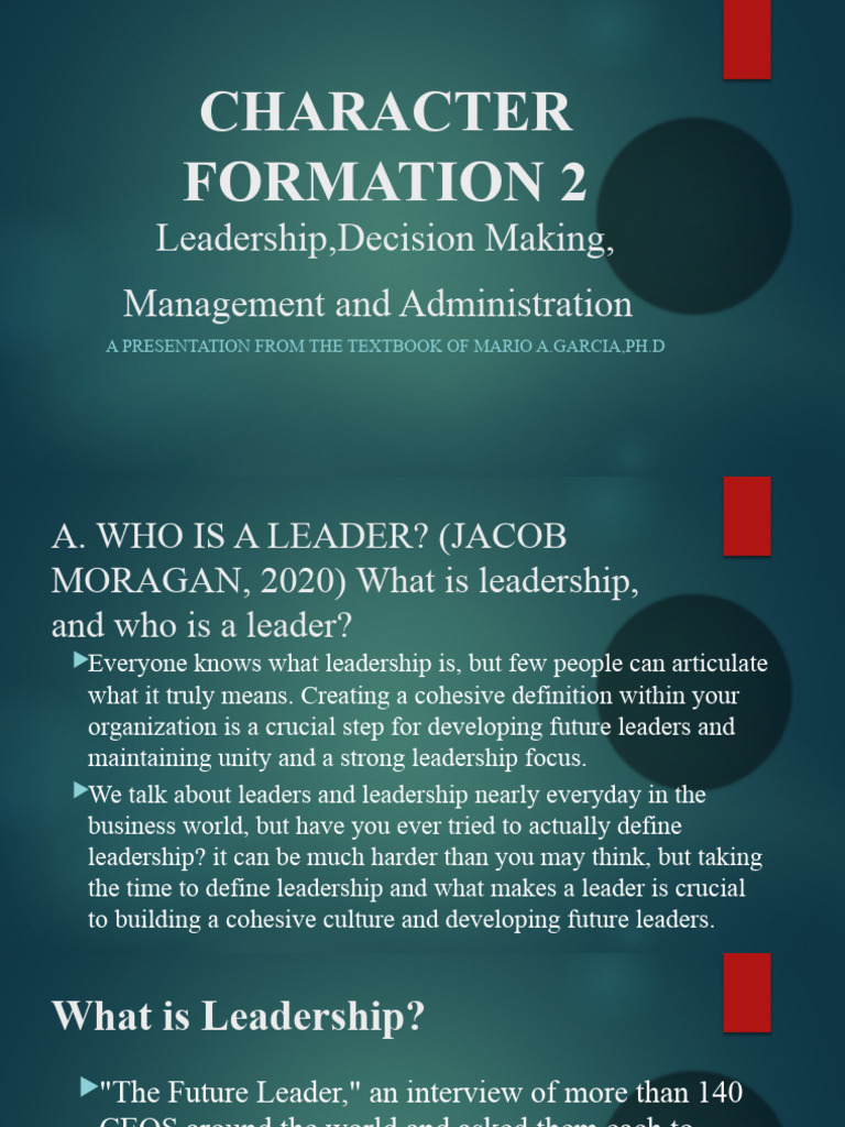 Character Formation 2 | PDF
