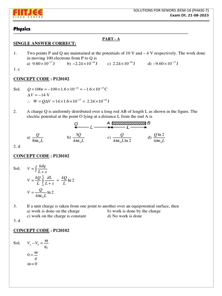 21.08.23 Senior Paper Solutions | PDF