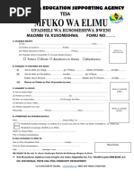Fomu Ya Bima Ya Afya | PDF
