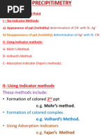 Argentometric Titrations | PDF | Titration | Chemistry