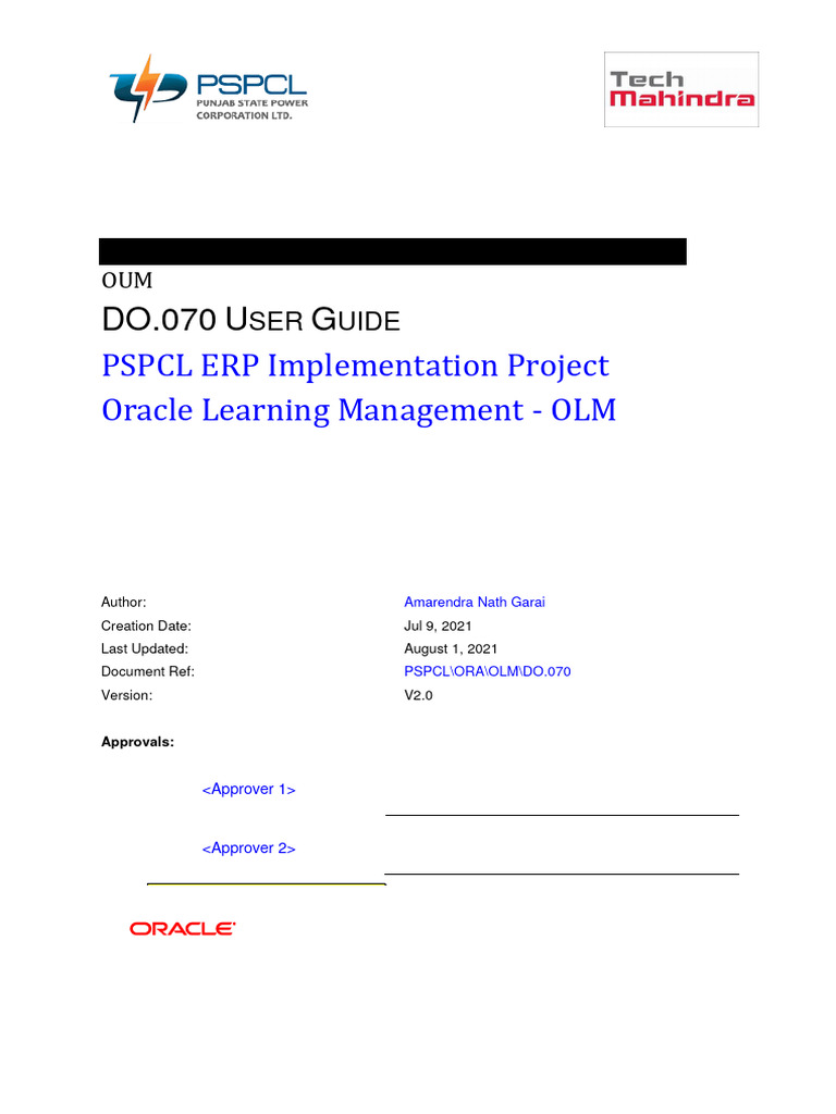 Oracle Olm User Guide Pdf