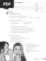 Master in English 2 - Final Written Test - Gabarito | PDF