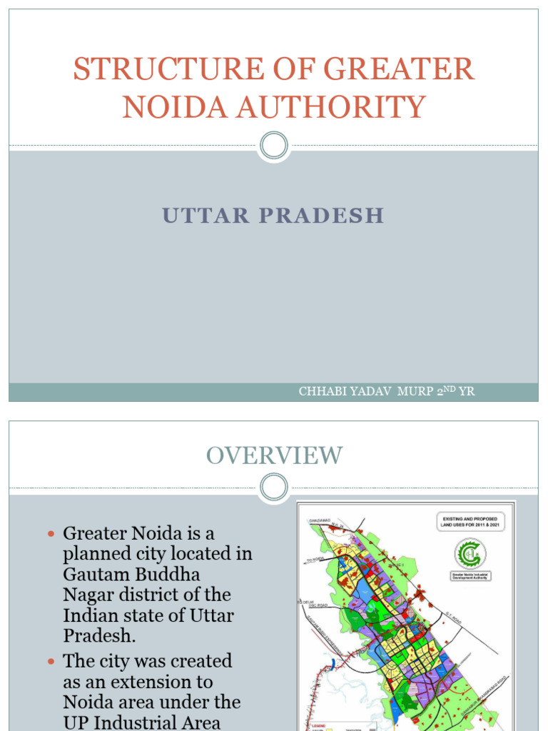 Structure of Greater Noida Authority | PDF | Government | Government Of ...