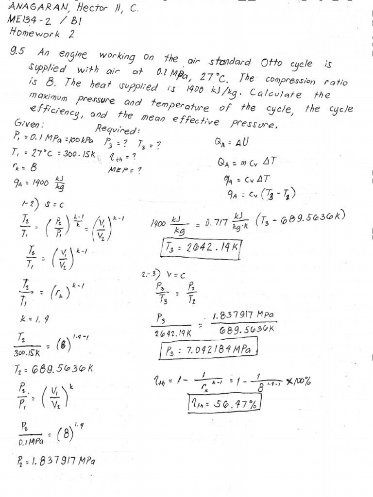 Homework 2 Me134-2 | PDF