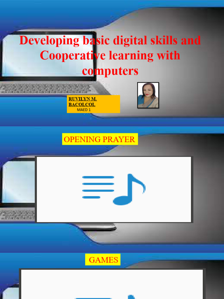 Basic Digital Skills and Cooperative Learning Through Computers | PDF | Information Literacy ...