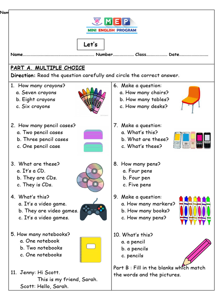 Let's Go 1 Unit 3 Test | PDF | Conservation And Restoration Materials Let's Go 1 Unit 3 Test | PDF | Conservation And Restoration Materials