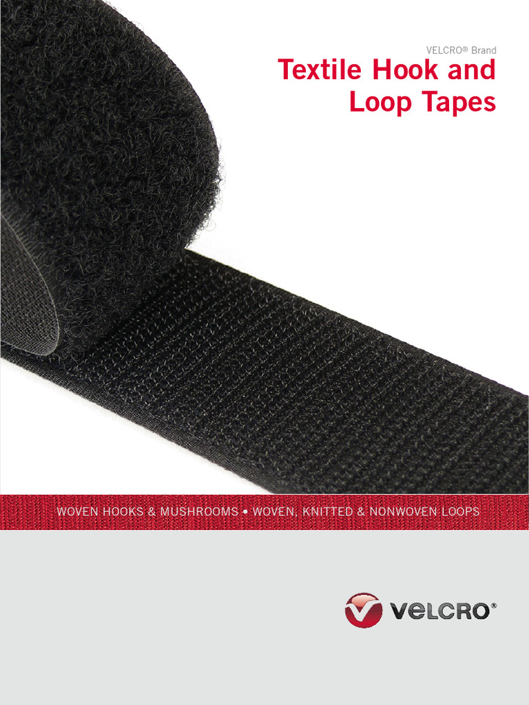 Velcro - Textile Hook and Loop Tapes | PDF | Knitting | Nonwoven Fabric